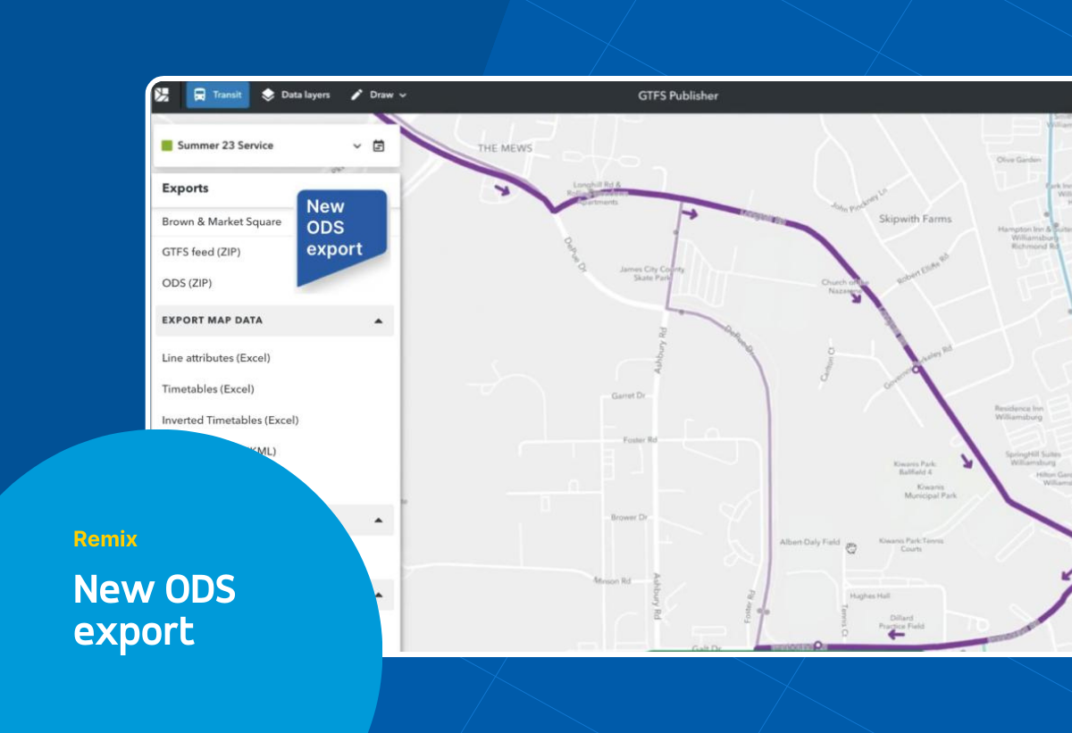 Easy ODS: export new Operational Data Standard files with Remix